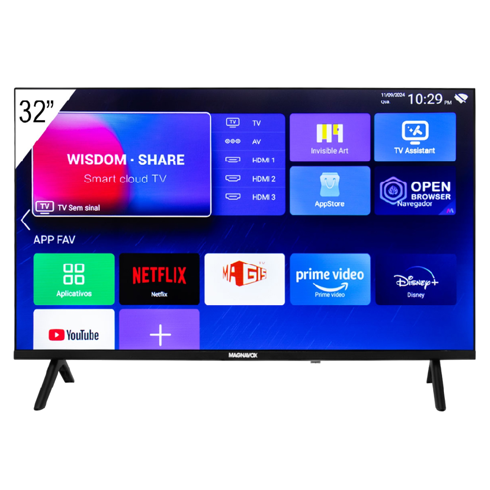 PANTALLA LED MAGNAVOX 32MEZ413 32" SMART - Artelec